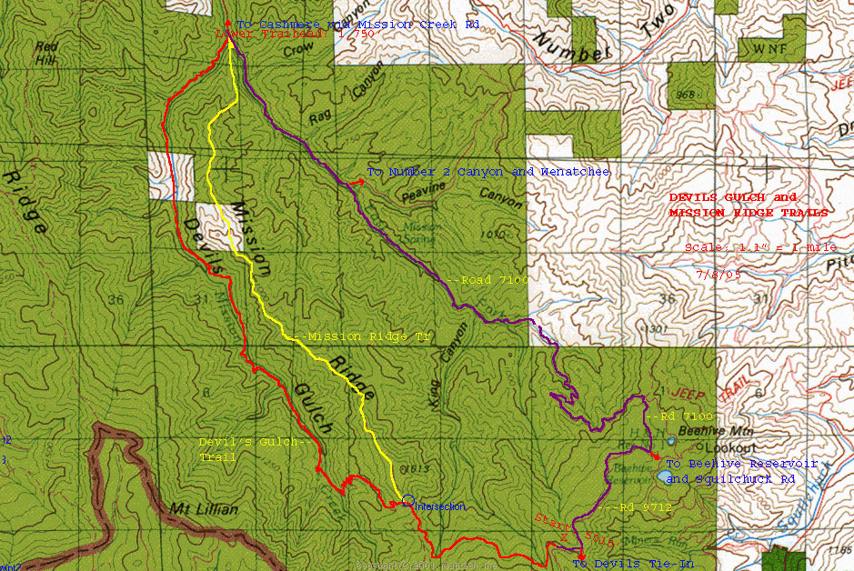 Mission Ridge Trail | Wenatchee Outdoors