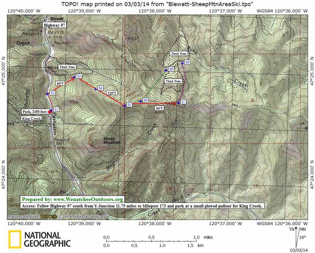 Blewett Avalanche Avoidance Tours - Wenatchee Outdoors
