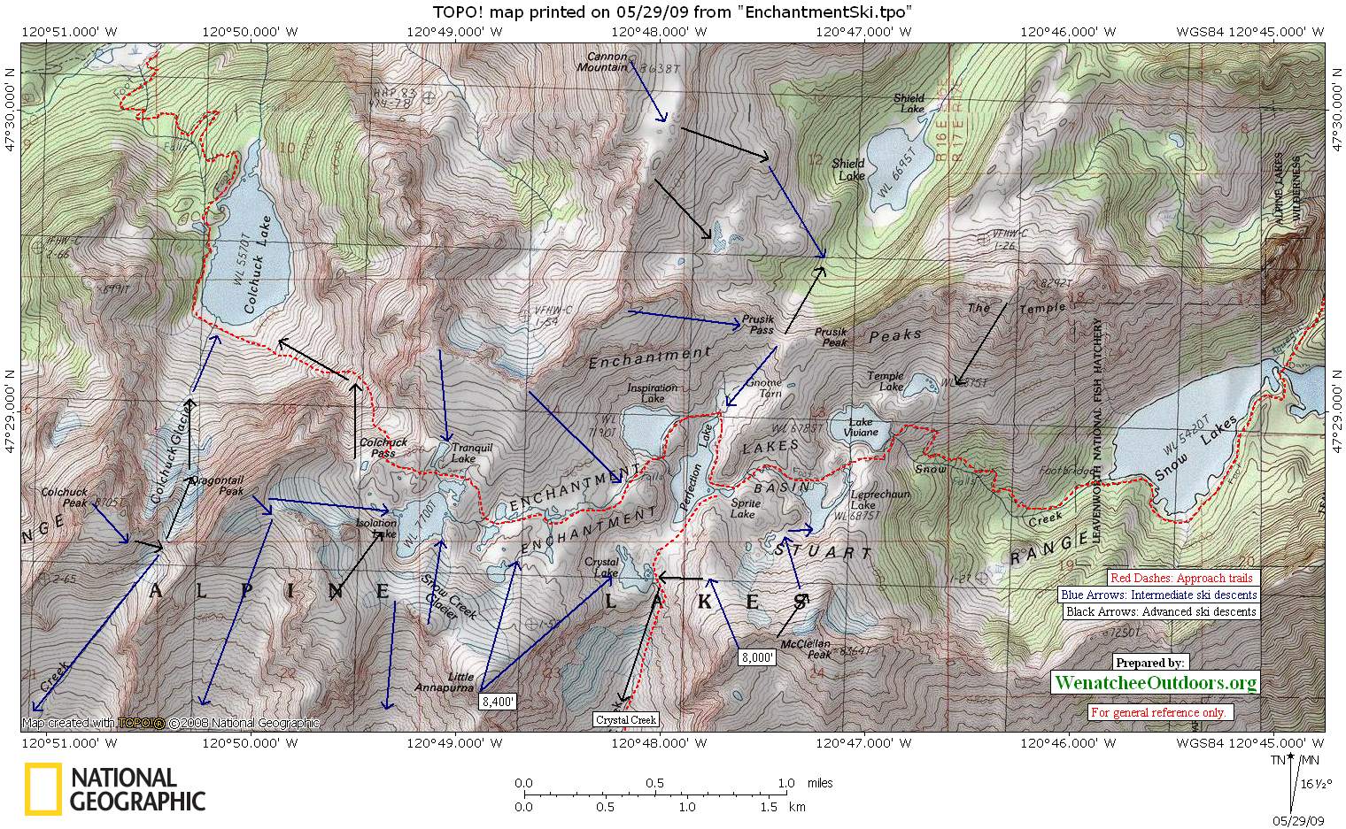 Colchuck Glacier | Wenatchee Outdoors